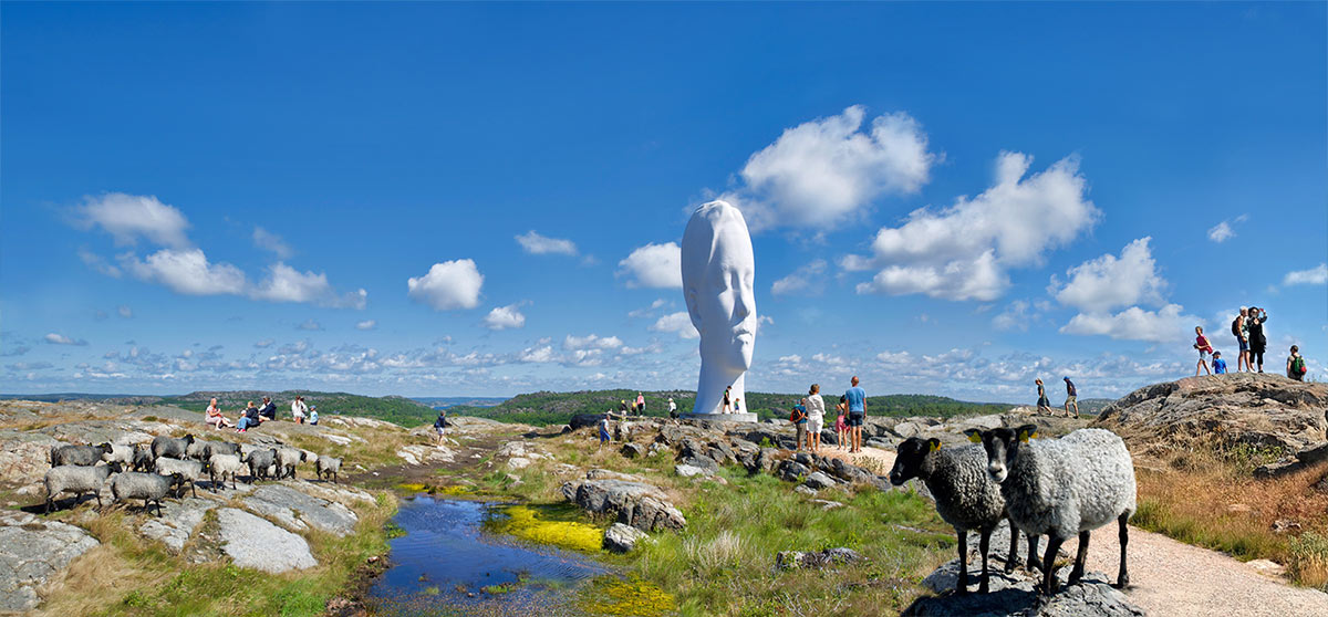 Sculpture park exhibition at Pilane on Tjörn island