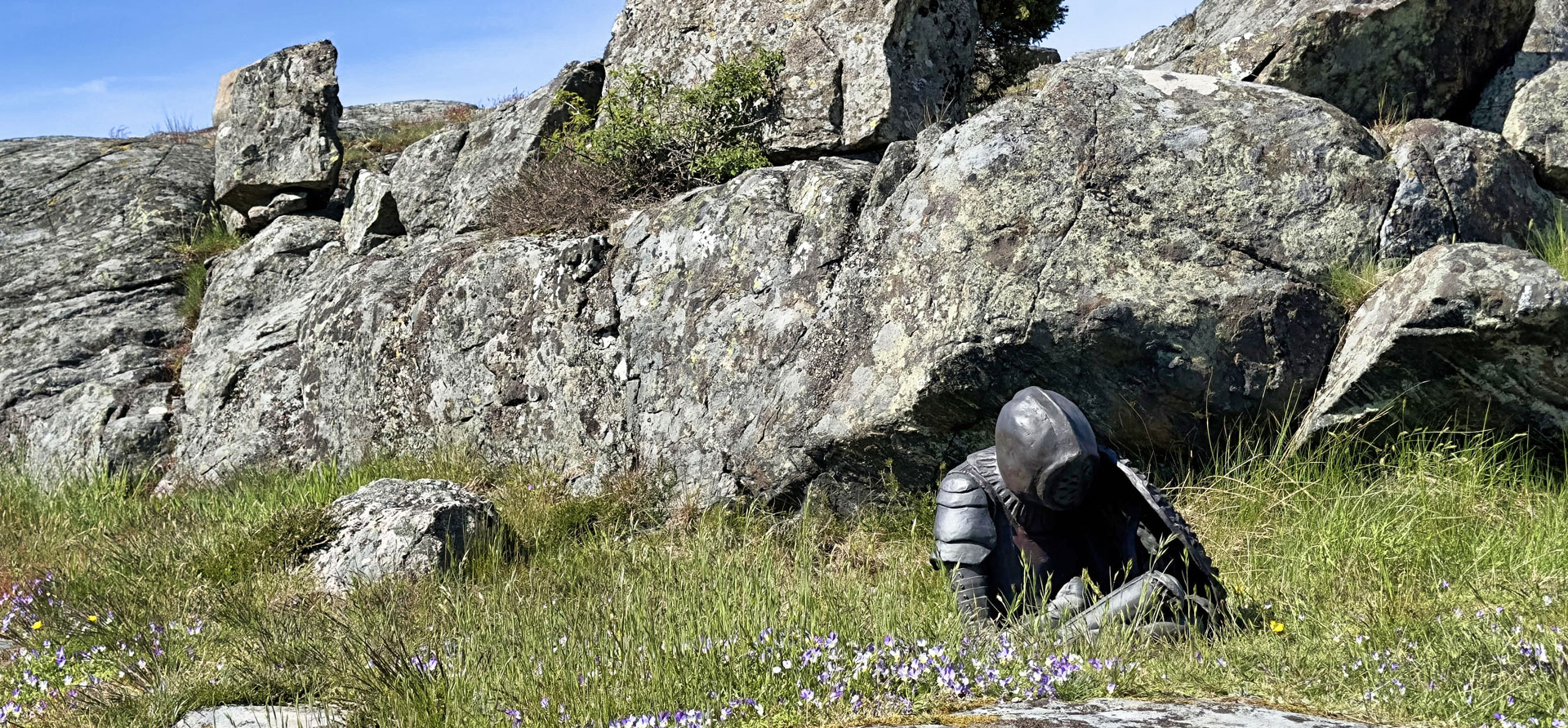Sculpture park exhibition at Pilane on Tjörn island