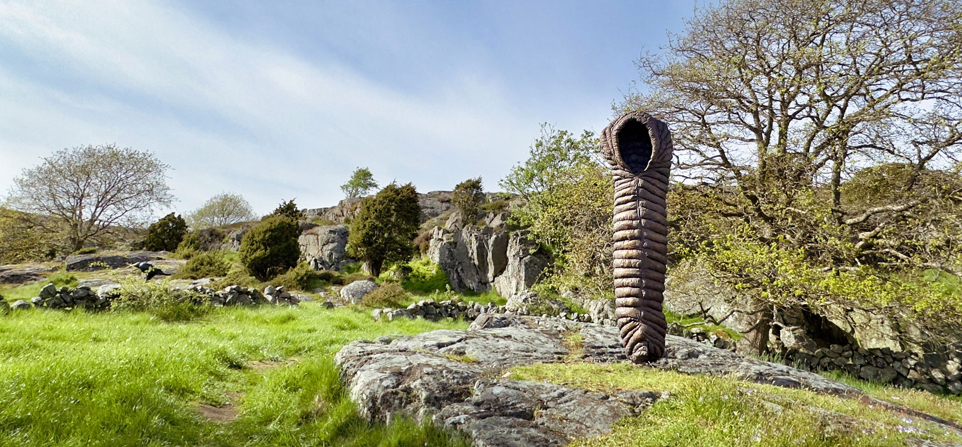 Sculpture park exhibition at Pilane on Tjörn island