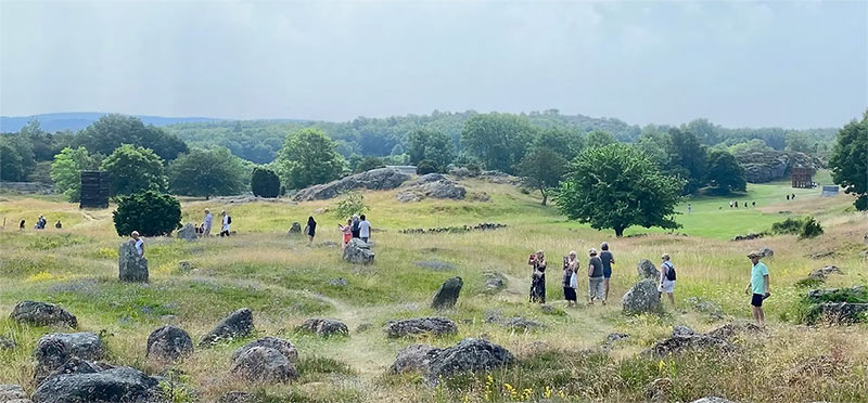 Sculpture park exhibition at Pilane on Tjörn island