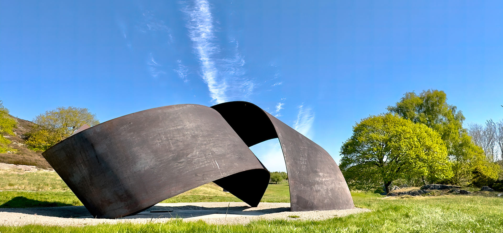 Skulptur i Pilane konstutställning på Tjörn