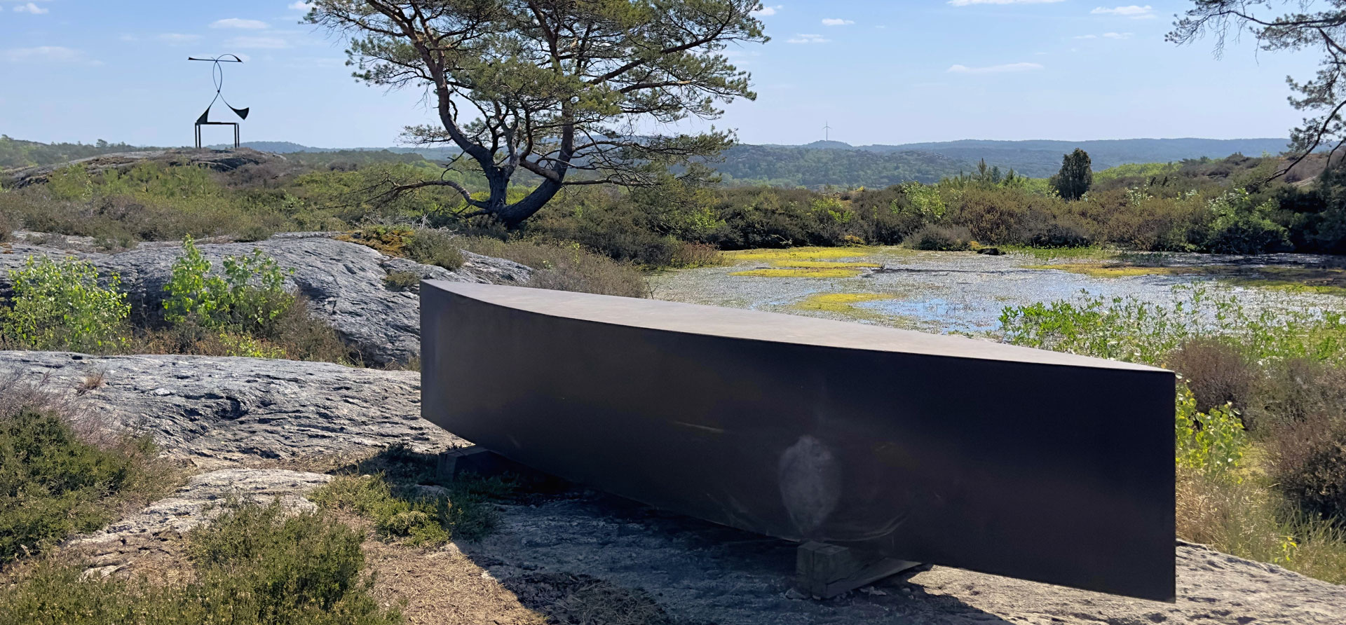 Sculpture park exhibition at Pilane on Tjörn island