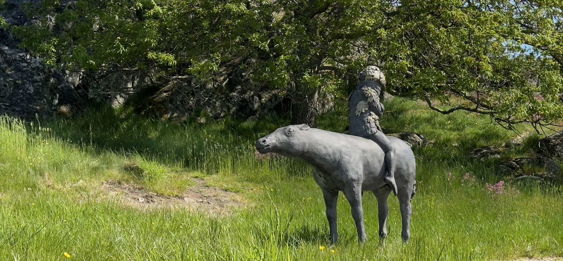 Sculpture park exhibition at Pilane on Tjörn island