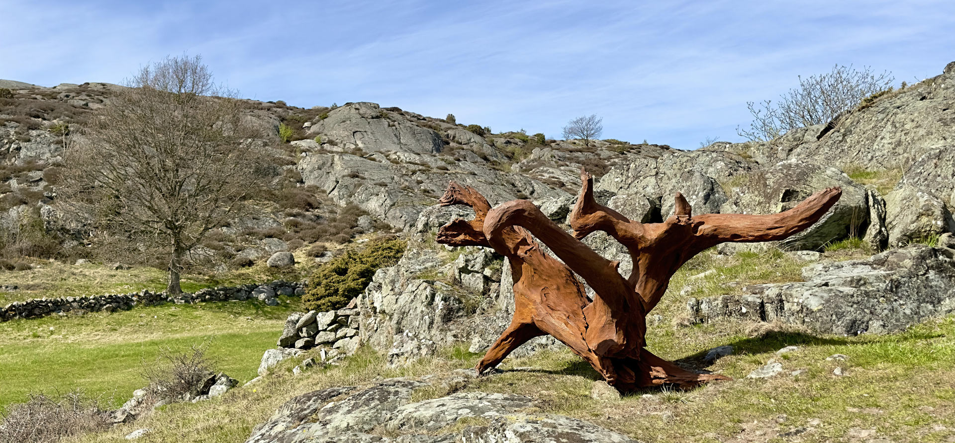 Skulptur i Pilane konstutställning på Tjörn