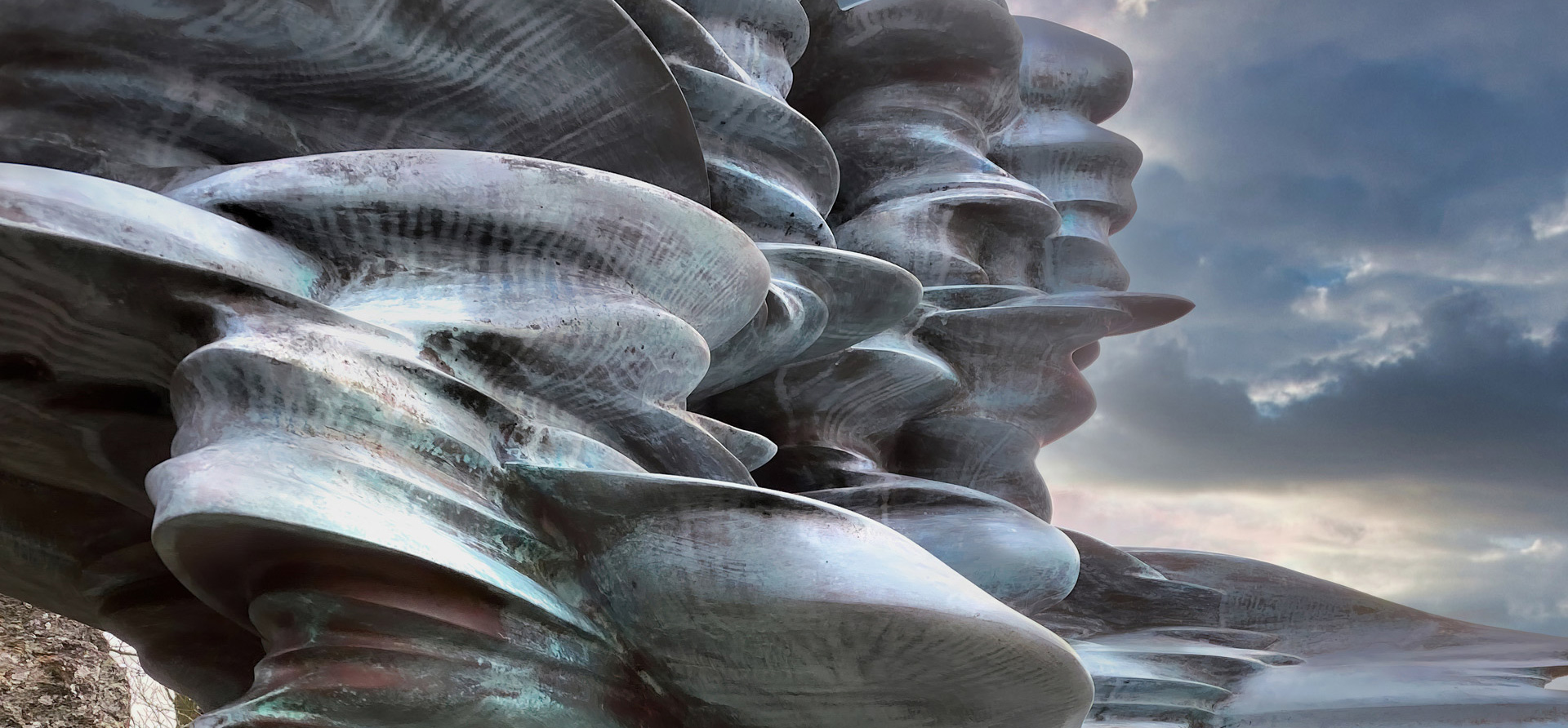 Sculpture park exhibition at Pilane on Tjörn island