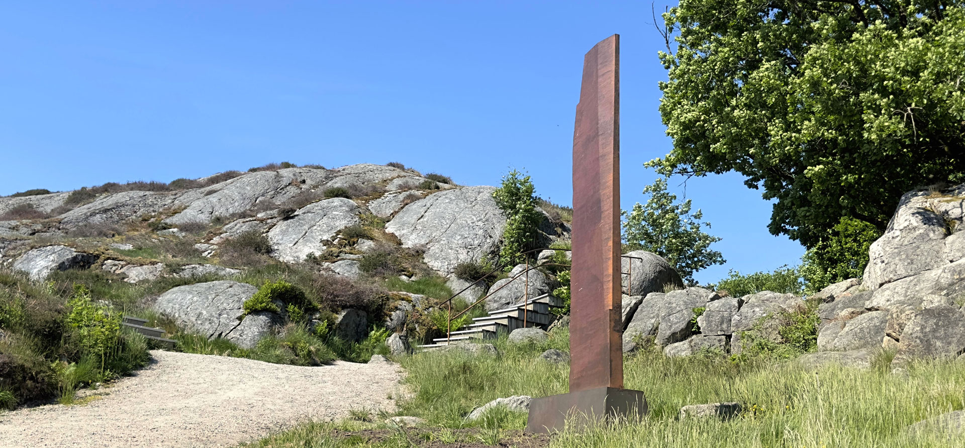 Sculpture park exhibition at Pilane on Tjörn island