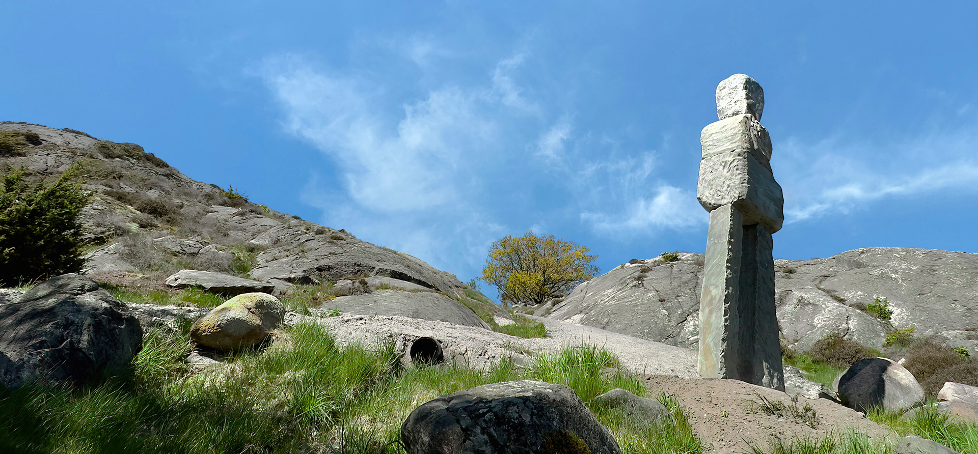 Sculpture park exhibition at Pilane on Tjörn island