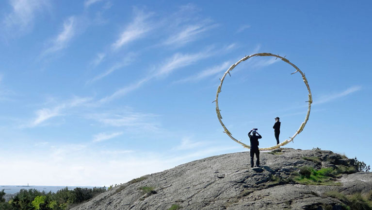 Sculpture park exhibition at Pilane on Tjörn island
